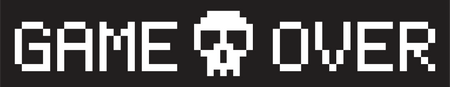Game Over SVG Cut File - Snap Click Supply Co.