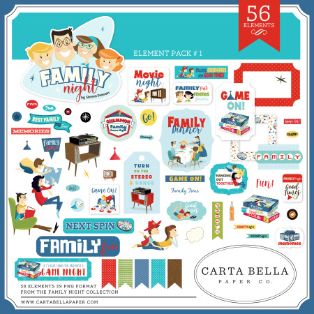 Family Night Element Pack #1 - Snap Click Supply Co.