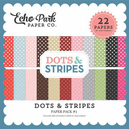 Dots & Stripes Paper Pack #1 - Snap Click Supply Co.