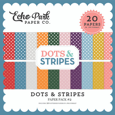 Dots & Stripes Paper Pack #2 - Snap Click Supply Co.