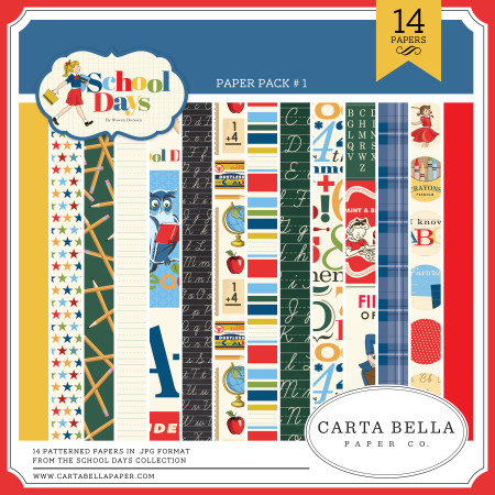 School Days Paper Pack #1 - Snap Click Supply Co.