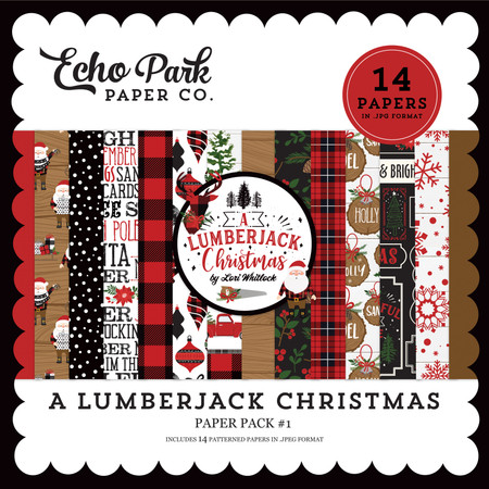A Lumberjack Christmas Paper Pack #1 - Snap Click Supply Co.