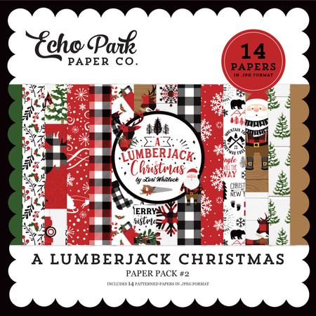 A Lumberjack Christmas Paper Pack #2 - Snap Click Supply Co.