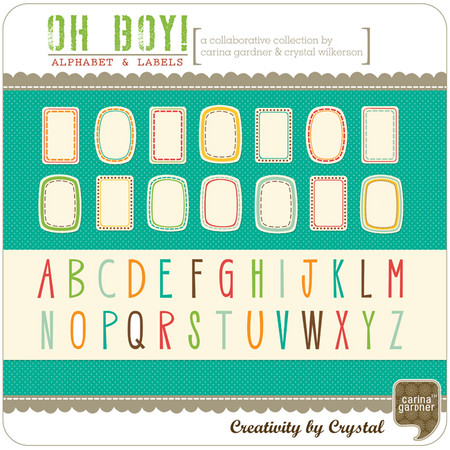 Oh Boy! Elements - Alphabet & Labels - Snap Click Supply Co.