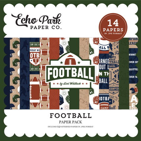 Football Paper Pack - Snap Click Supply Co.