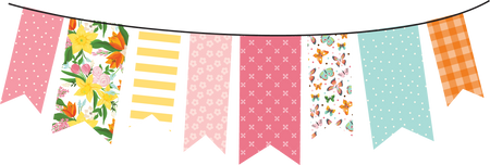 Spring Flags Print & Cut File - Snap Click Supply Co.
