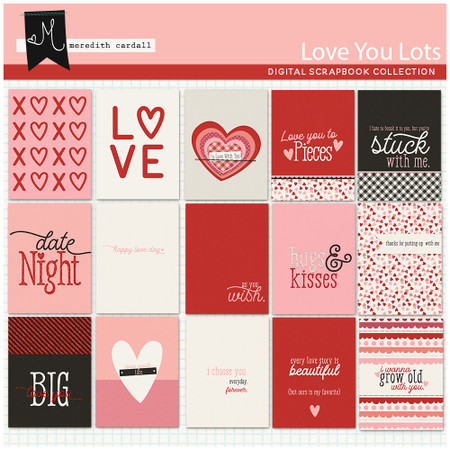Love You Lots Journal Cards - Snap Click Supply Co.