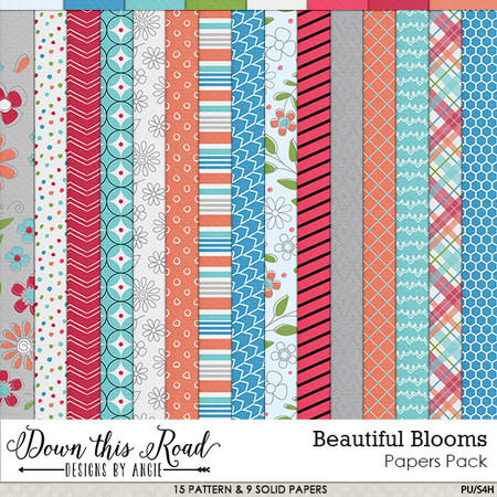 Beautiful Blooms | Paper Pack - Snap Click Supply Co.