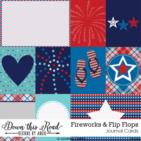 Fireworks & Flip Flops | Journal Cards - Snap Click Supply Co.