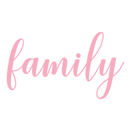Pink Family SVG Cut File - Snap Click Supply Co.