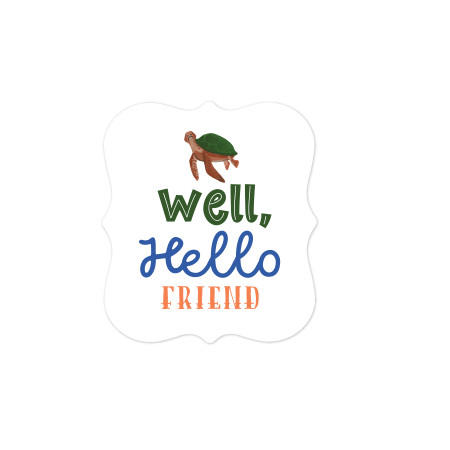 Hello Friend Print And Cut File - Snap Click Supply Co.