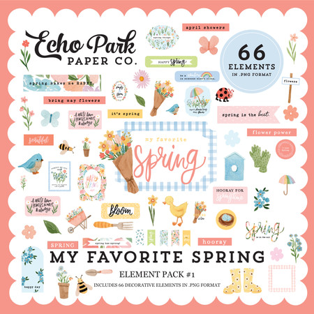 My Favorite Spring Element Pack #1 - Snap Click Supply Co.