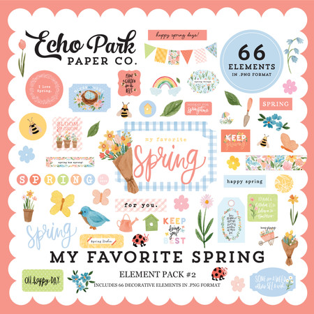 My Favorite Spring Element Pack #2 - Snap Click Supply Co.
