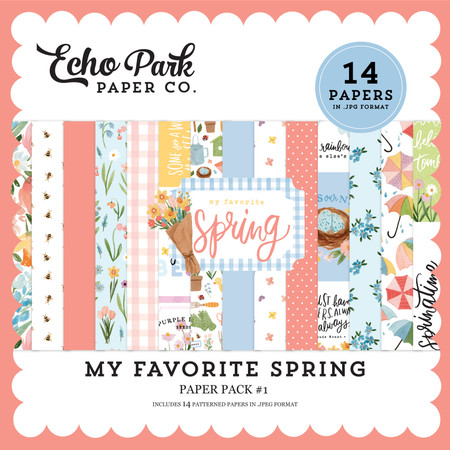 My Favorite Spring Paper Pack #1 - Snap Click Supply Co.