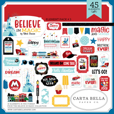 Believe In Magic Element Pack #2 - Snap Click Supply Co.