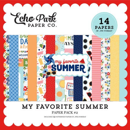 My Favorite Summer Paper Pack #2 - Snap Click Supply Co.