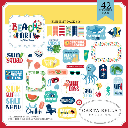 Beach Party Element Pack #2 - Snap Click Supply Co.