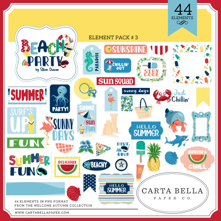 Beach Party Element Pack #3 - Snap Click Supply Co.