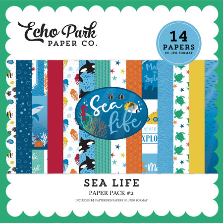 Sea Life Paper Pack #2 - Snap Click Supply Co.