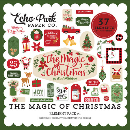 The Magic Of Christmas Element Pack #1 - Snap Click Supply Co.