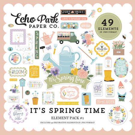 It's Spring Time Element Pack #1 - Snap Click Supply Co.