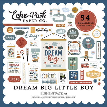 Dream Big Little Boy Element Pack #2 - Snap Click Supply Co.