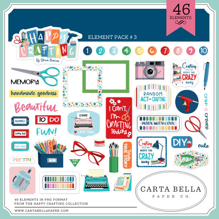 Happy Crafting Element Pack #3 - Snap Click Supply Co.