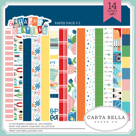 Happy Crafting Paper Pack #2 - Snap Click Supply Co.