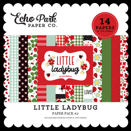 Little Ladybug Paper Pack #2 - Snap Click Supply Co.