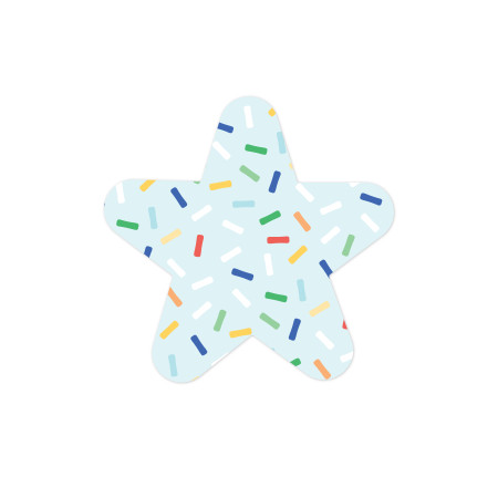 Sprinkle Star Print & Cut File - Snap Click Supply Co.