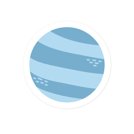 Blue Planet Print & Cut File - Snap Click Supply Co.