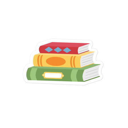 Book Stack 2 Print & Cut File - Snap Click Supply Co.