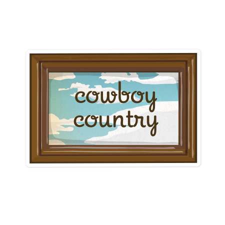 Cowboy Country Frame Print & Cut File - Snap Click Supply Co.