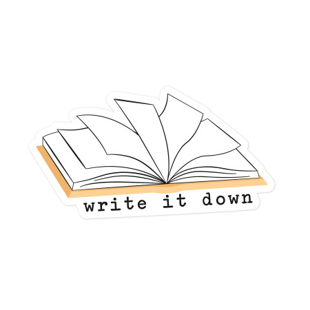 Write It Down Print & Cut File - Snap Click Supply Co.