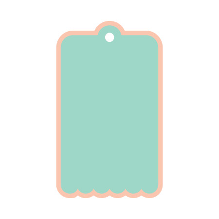 Scalloped Fruit Tags SVG Cut File - Snap Click Supply Co.