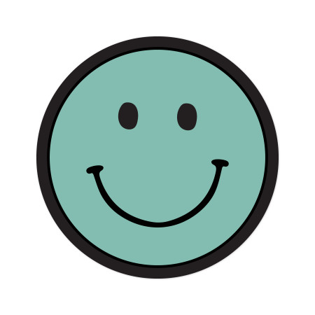 Blue Happy Face Print and Cut File - Snap Click Supply Co.