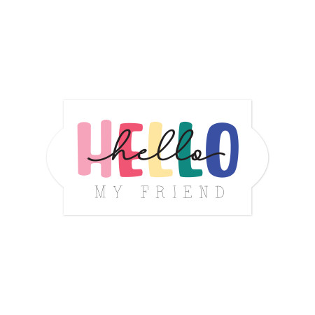 Hello My Friend Print and Cut File - Snap Click Supply Co.