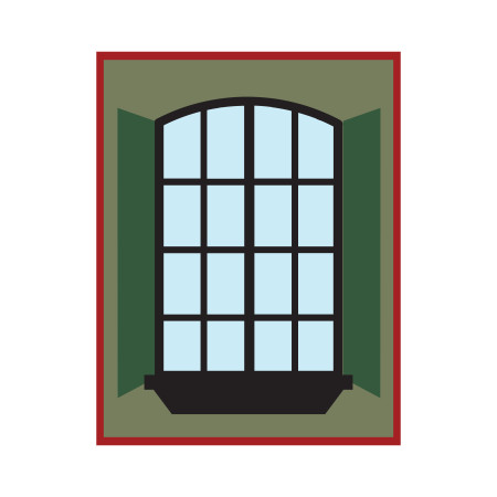Window 3 Card Cover SVG Cut File - Snap Click Supply Co.