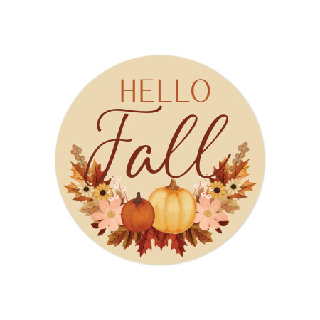 Hello Fall Print and Cut File - Snap Click Supply Co.
