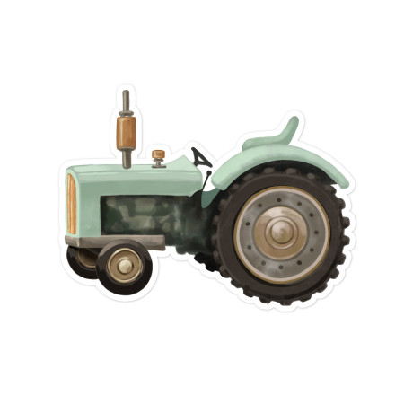 Blue Tractor Print and Cut File - Snap Click Supply Co.