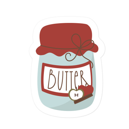 Apple Butter Print and Cut File - Snap Click Supply Co.