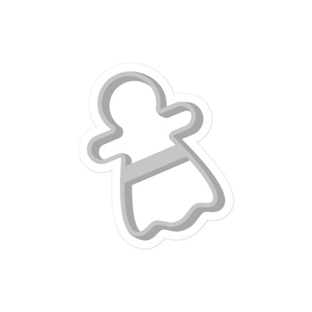 Cookie Cutter Lady Print and Cut File - Snap Click Supply Co.