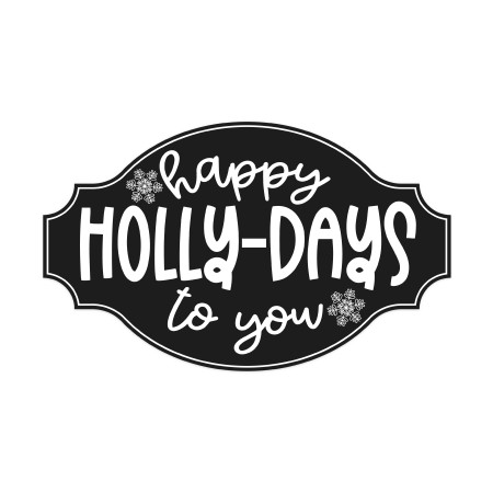 Holly-Days Print and Cut File - Snap Click Supply Co.