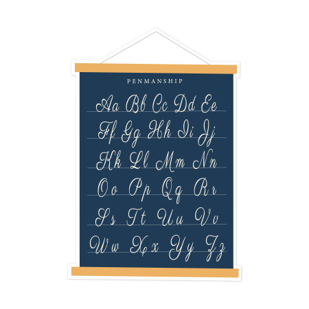 Penmenship Poster Print and Cut File - Snap Click Supply Co.
