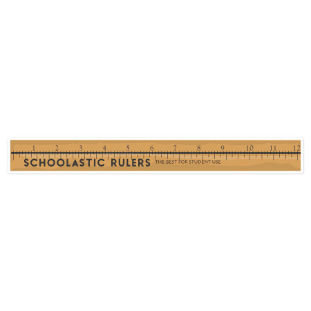 Schoolastic Ruler Print and Cut File - Snap Click Supply Co.