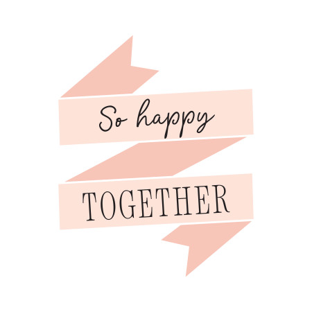 So Happy Together Banner SVG File - Snap Click Supply Co.