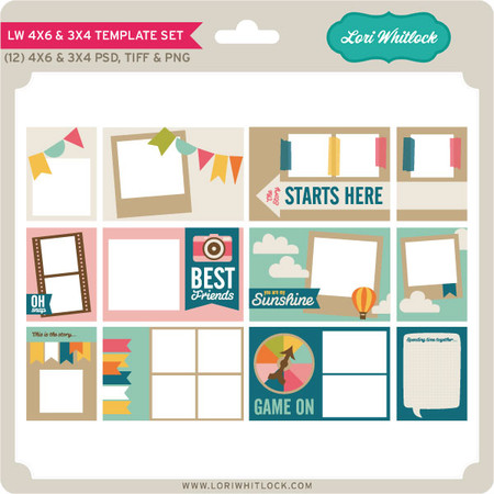 4x6 and 3x4 Template Set - Snap Click Supply Co.