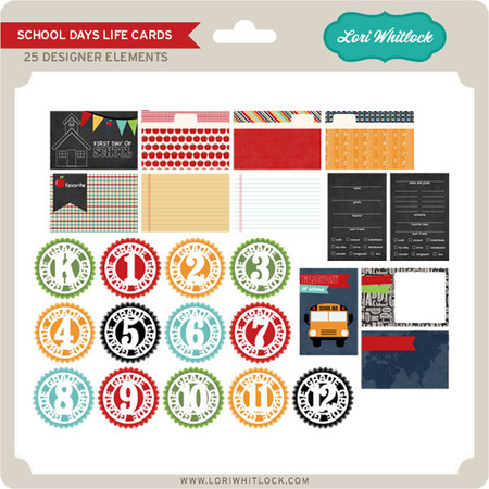 School Days Life Cards - Snap Click Supply Co.