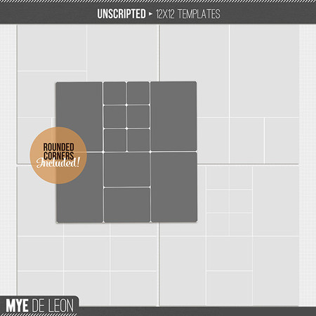 Unscripted | 12x12 Templates - Snap Click Supply Co.