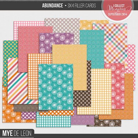 Abundance | 3x4 Filler Cards - Snap Click Supply Co.